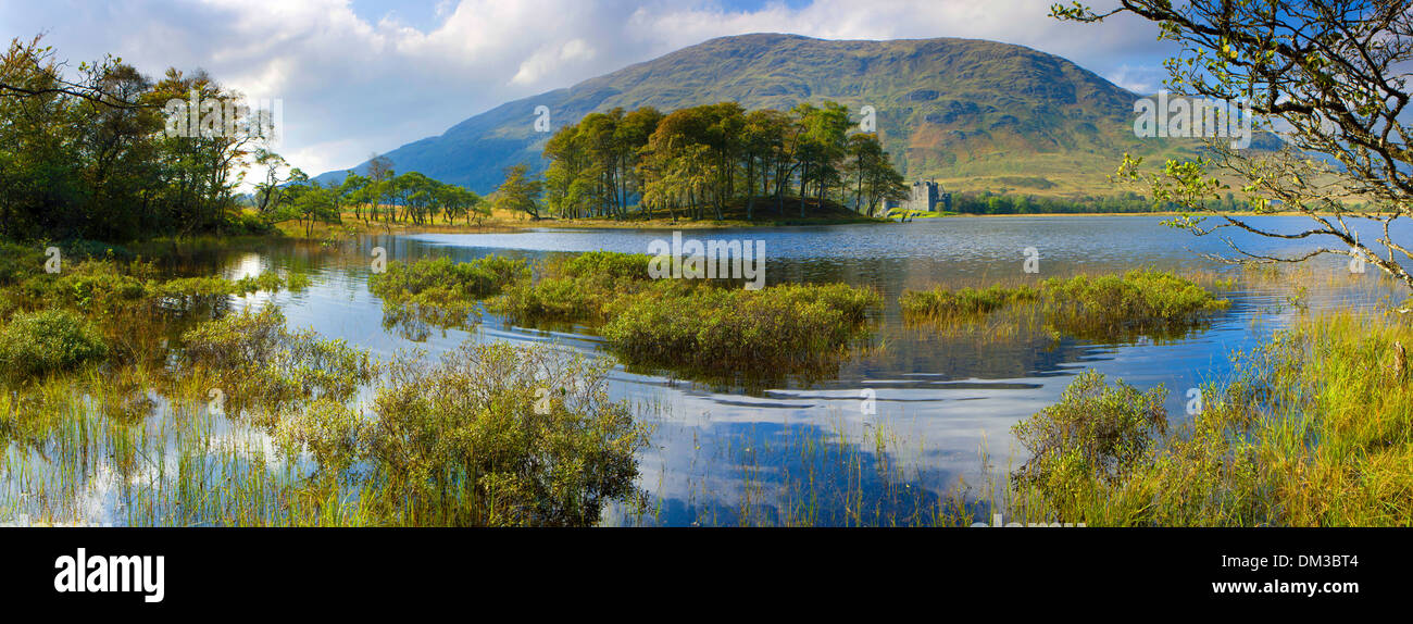 Loch Awe, Great Britain, Europe, Scotland, lake, water, trees, autumn ...
