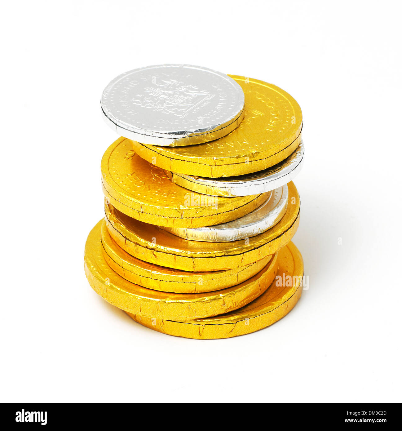 Fake gold coins hi-res stock photography and images - Alamy