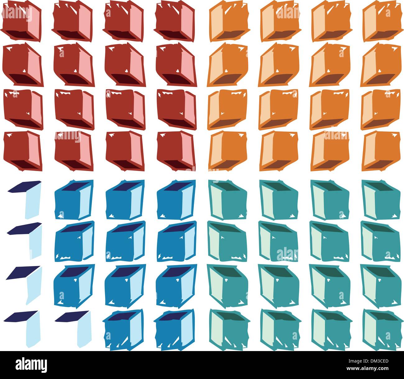 Colorful cubes pattern Stock Vector Image & Art - Alamy