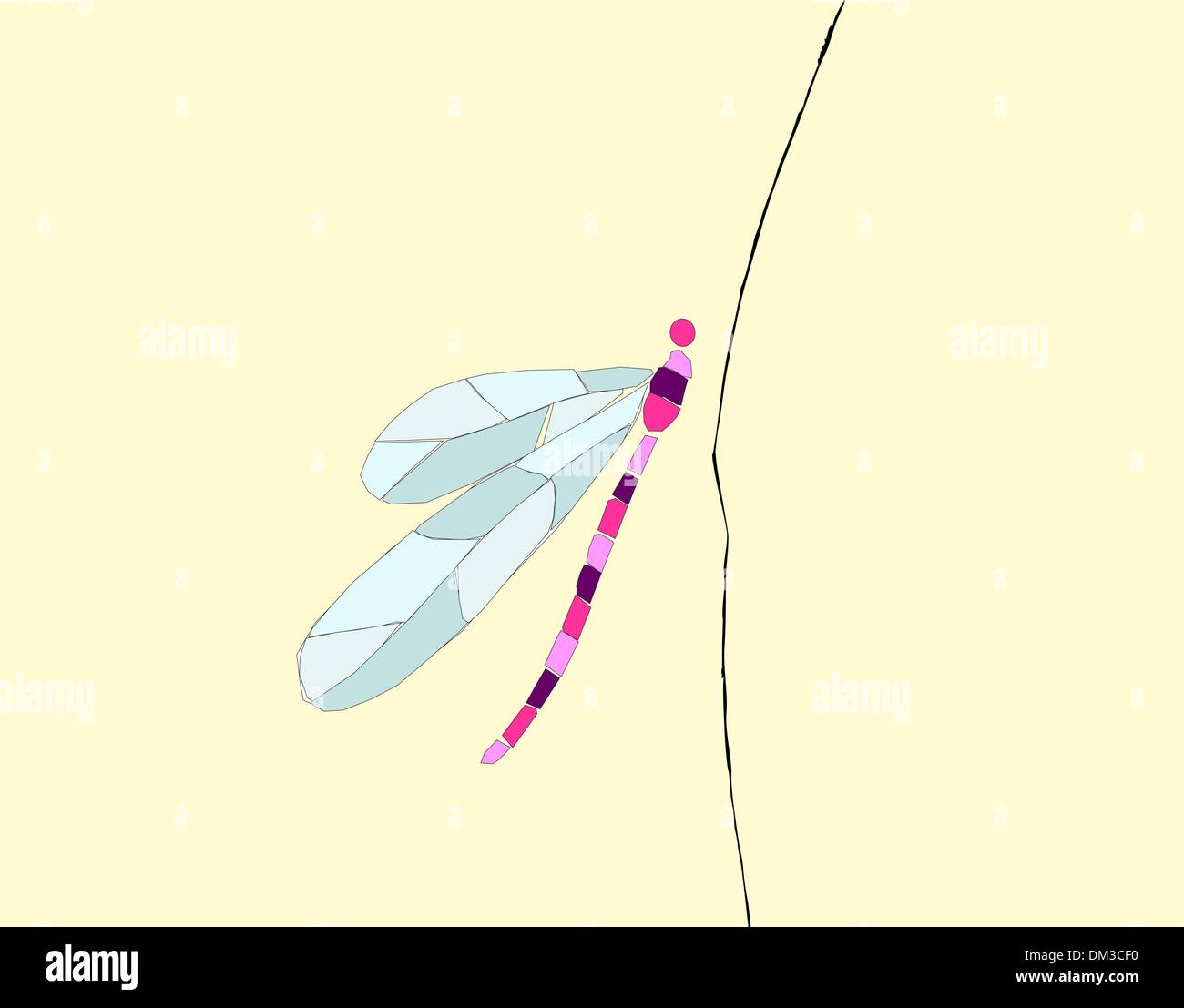 Dragonfly pattern vector Stock Vector Image & Art - Alamy