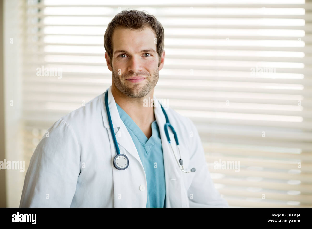 Handsome Cancer Specialist With Stethoscope Around Neck Stock Photo - Alamy