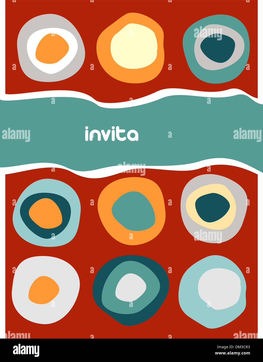 Colorful circles vector pattern Stock Vector Images - Alamy