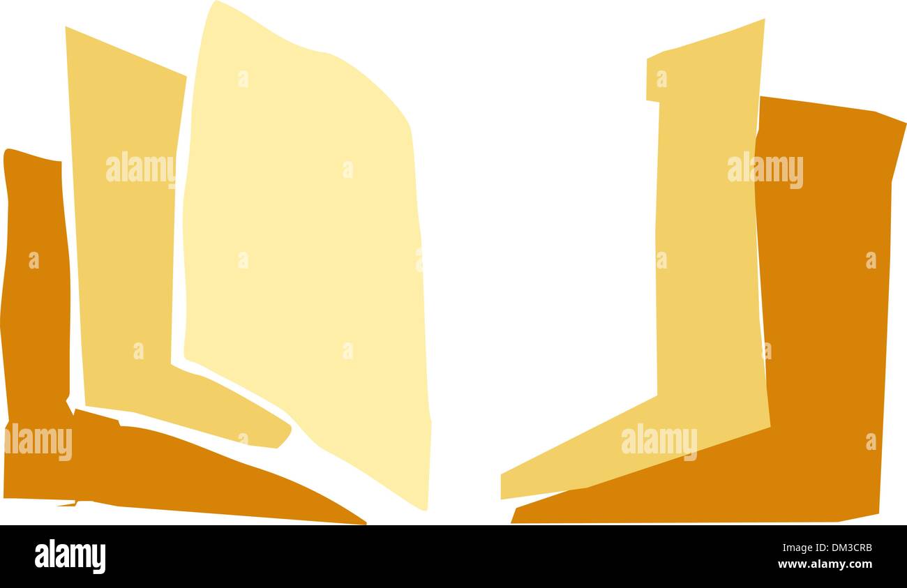 Hand open book Stock Vector Images - Alamy