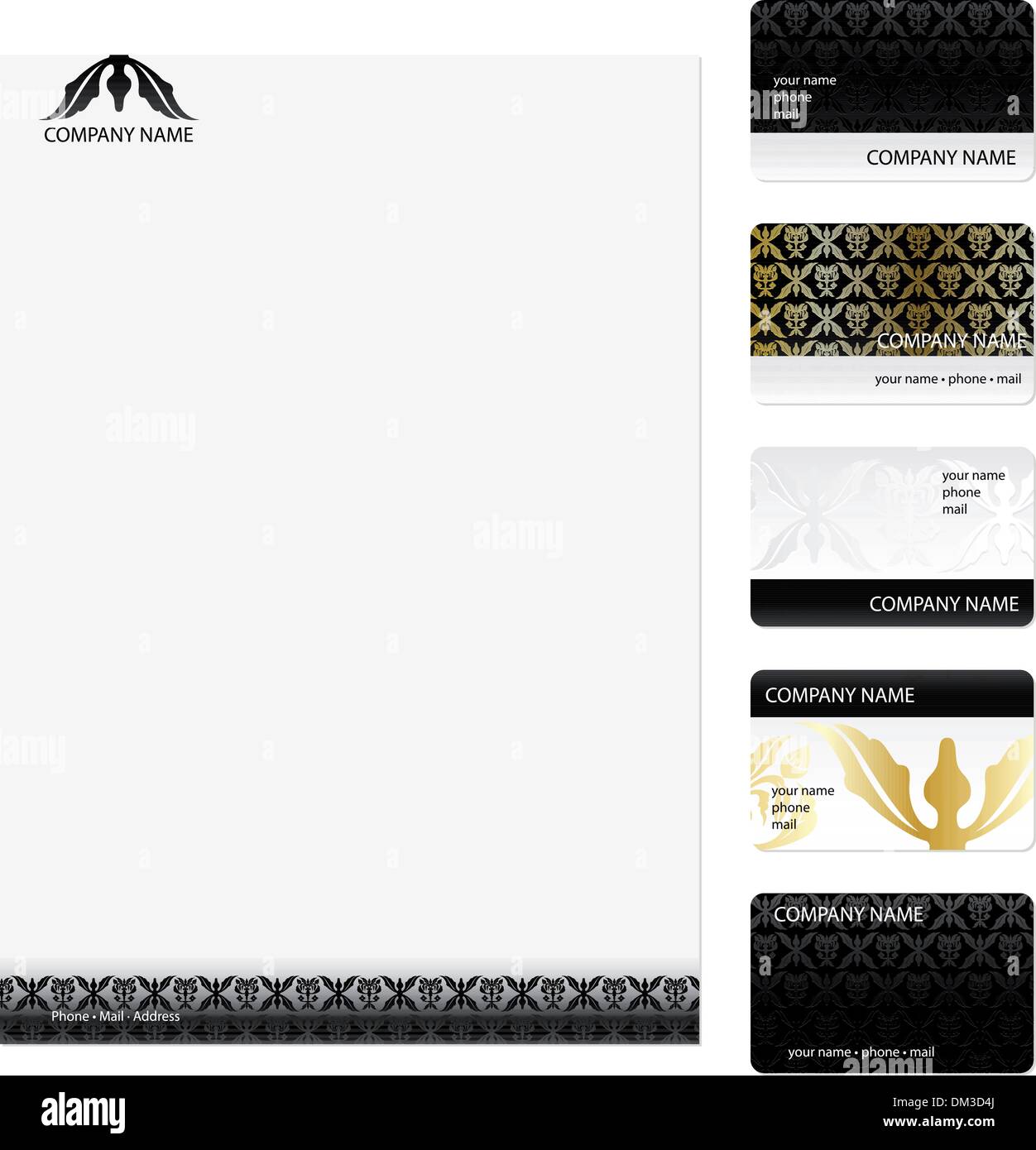 Stationery Stock Vector Images - Alamy