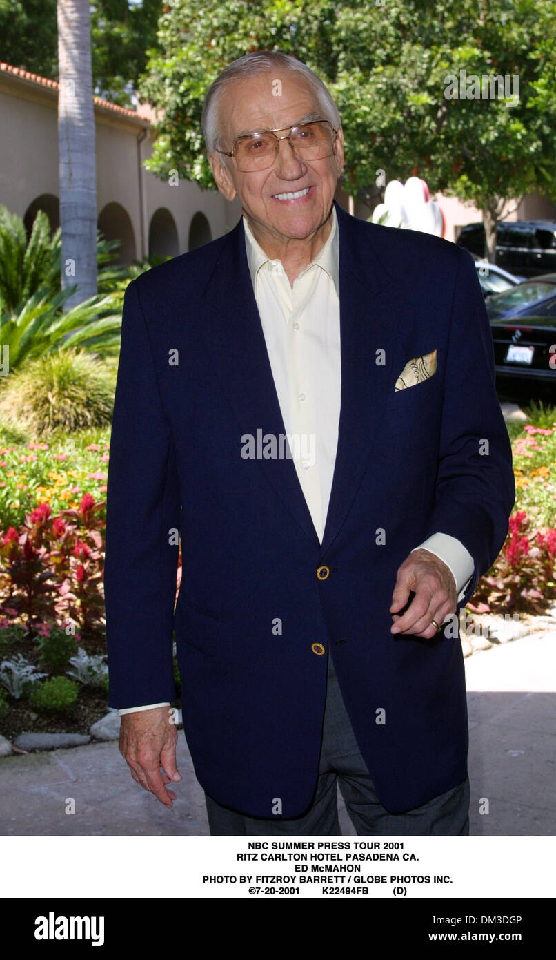 July 20, 2001 - NBC SUMMER PRESS TOUR 2001 .RITZ CARLTON HOTEL PASADENA ...