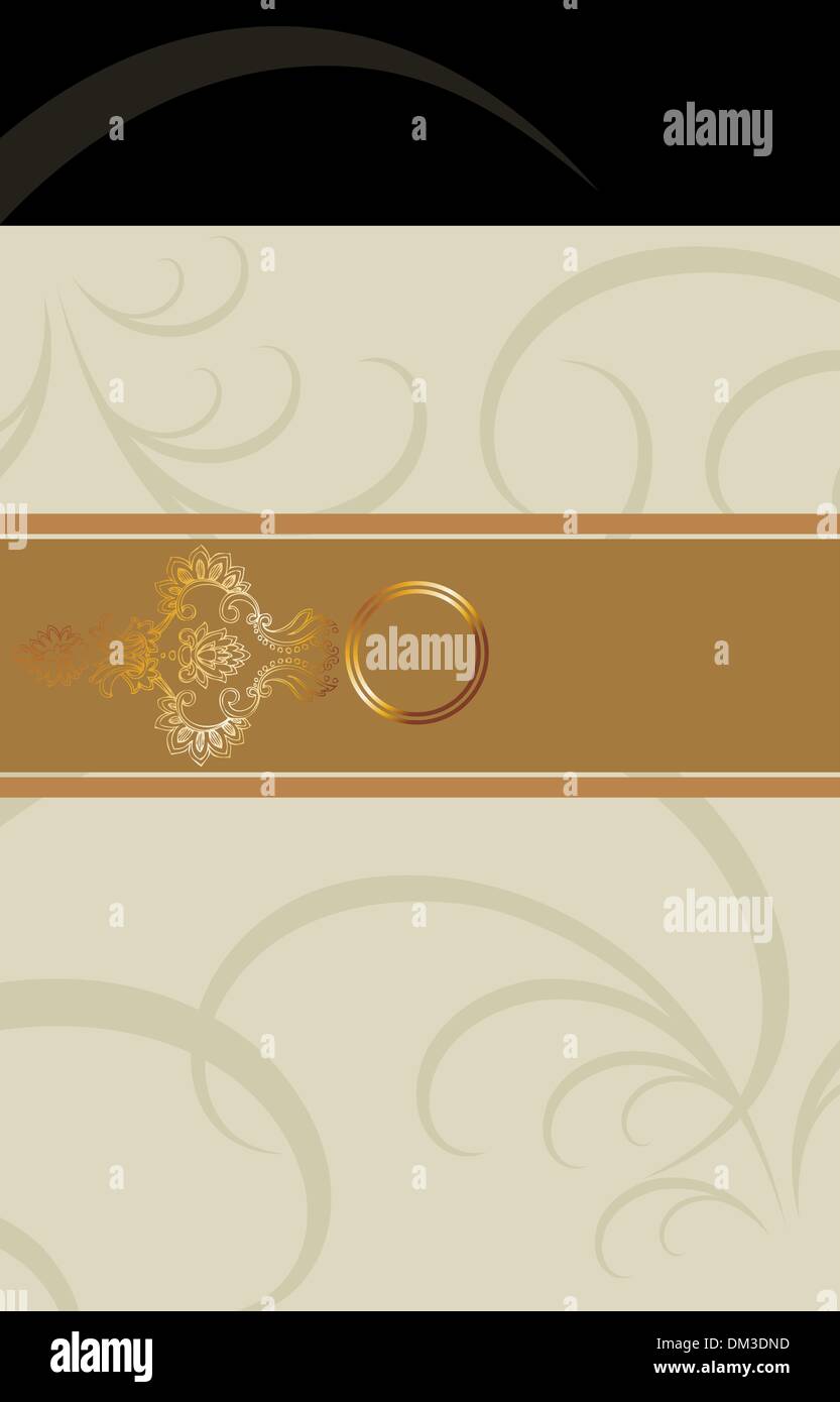 vintage menu cover design Stock Vector Image & Art - Alamy