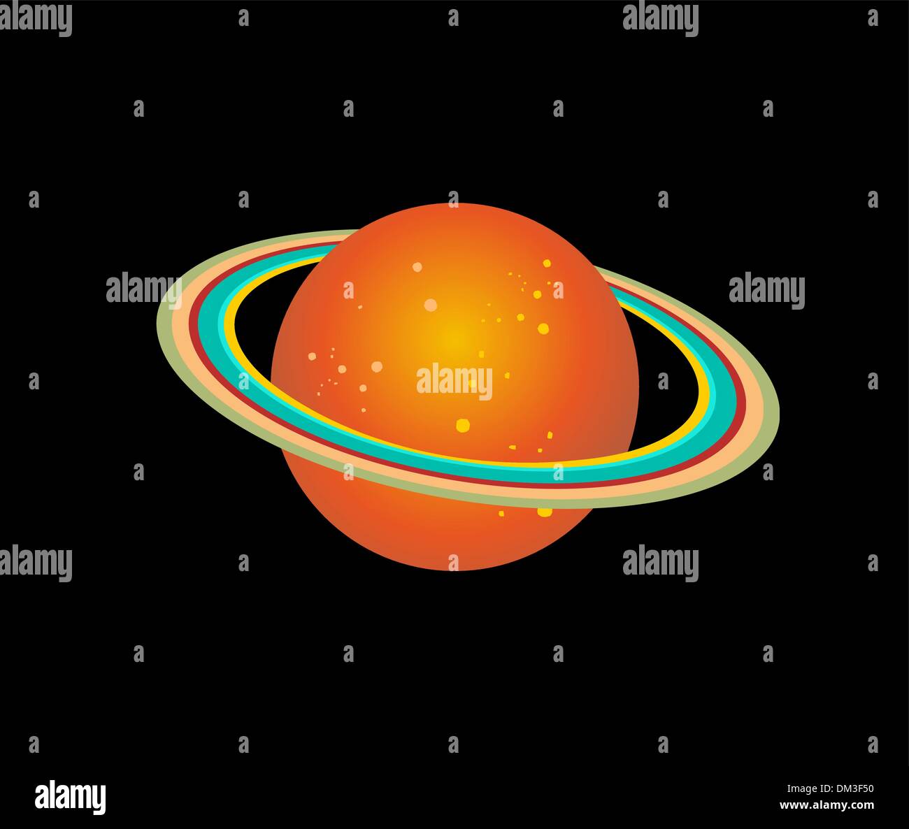Saturn Planet illustration Stock Vector Image & Art - Alamy