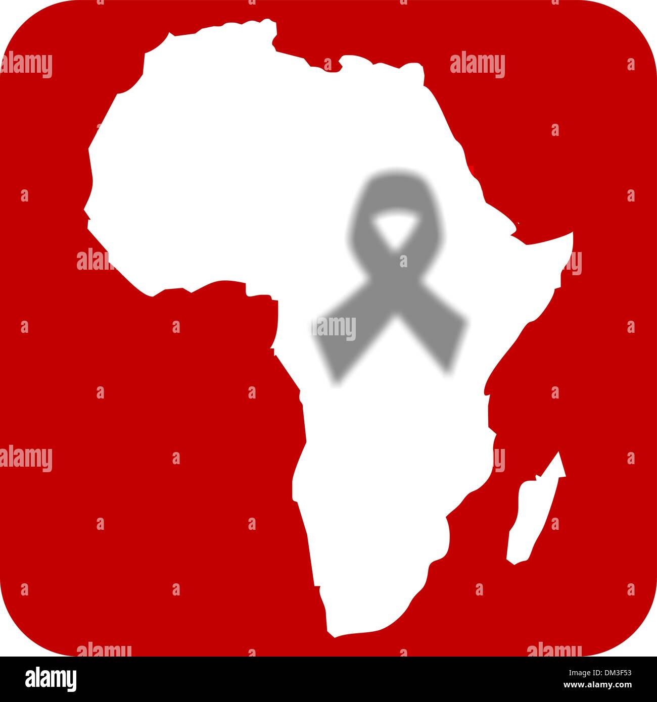 Red aids ribbon in Stock Vector Images - Alamy