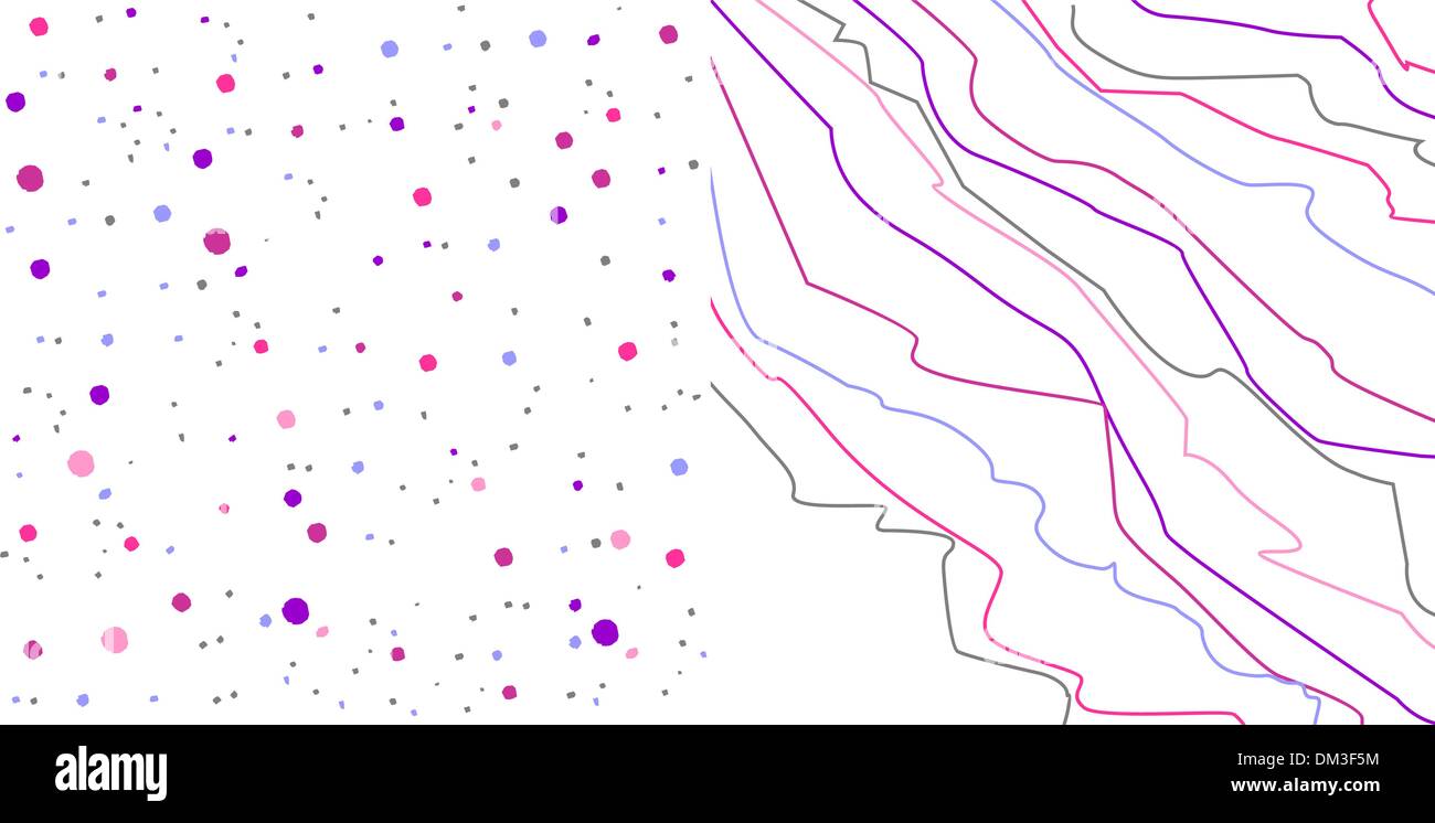 Trend background. Dots and lines texture pattern Stock Vector Image ...