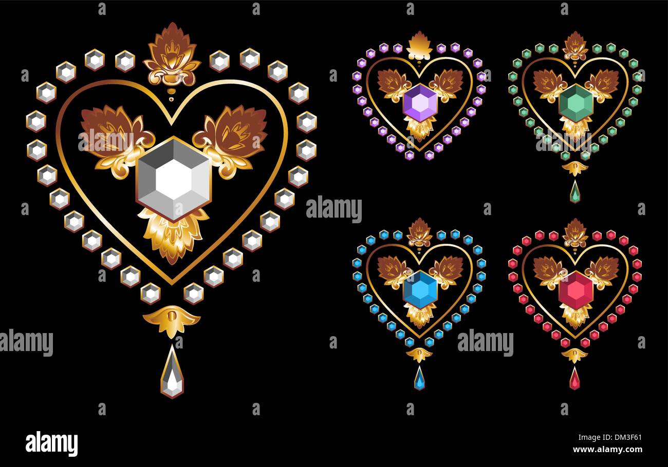 Diamond hearts love Stock Vector Image & Art - Alamy