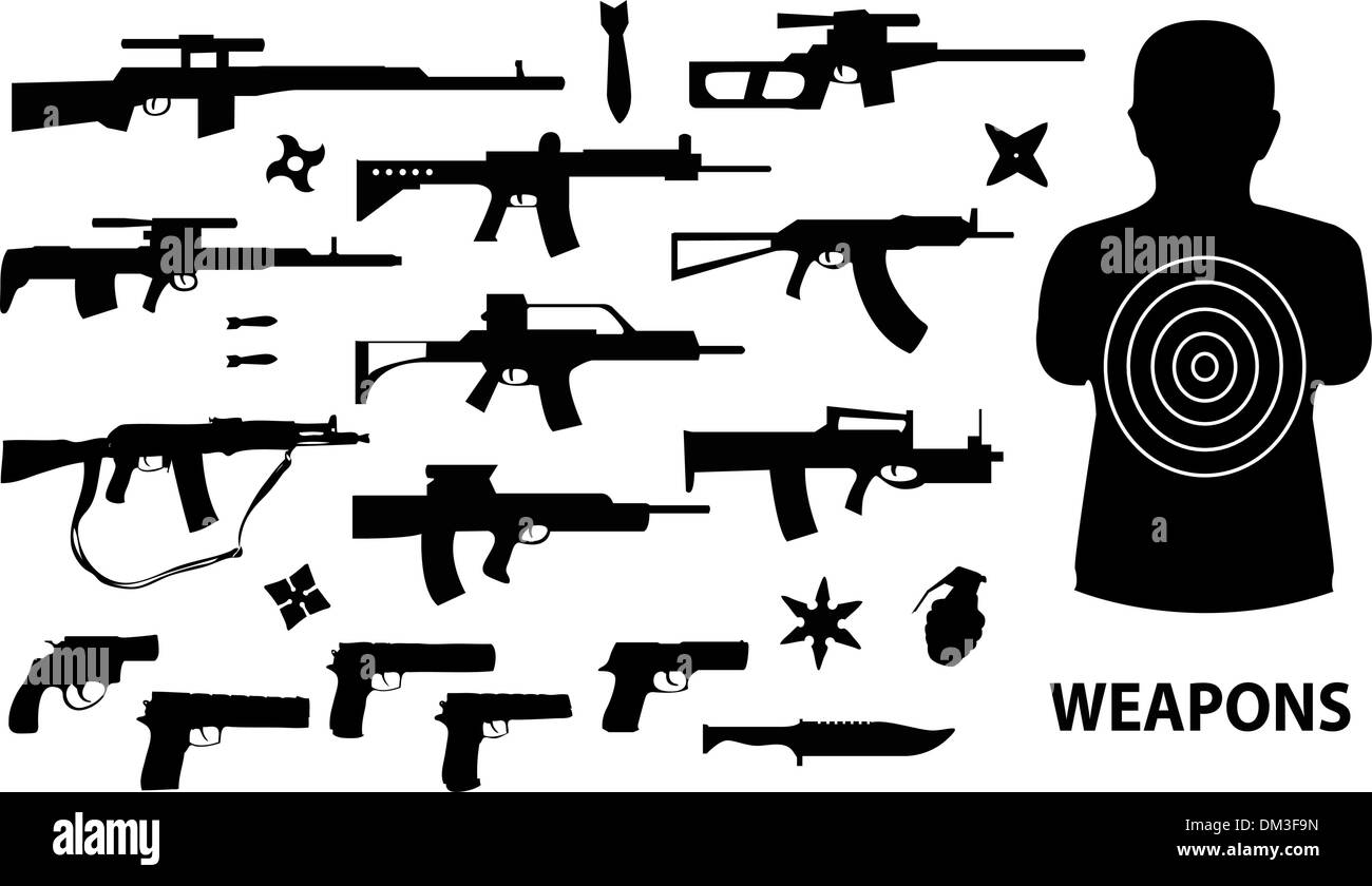 Weapons and firearms Black and White Stock Photos & Images - Alamy