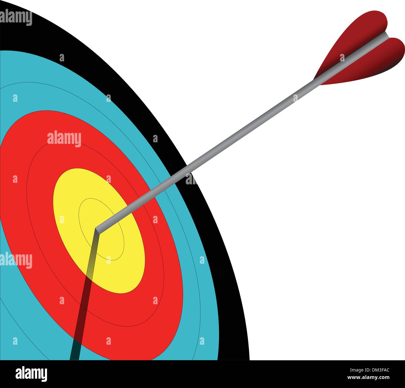Archery illustration Stock Vector Images - Alamy