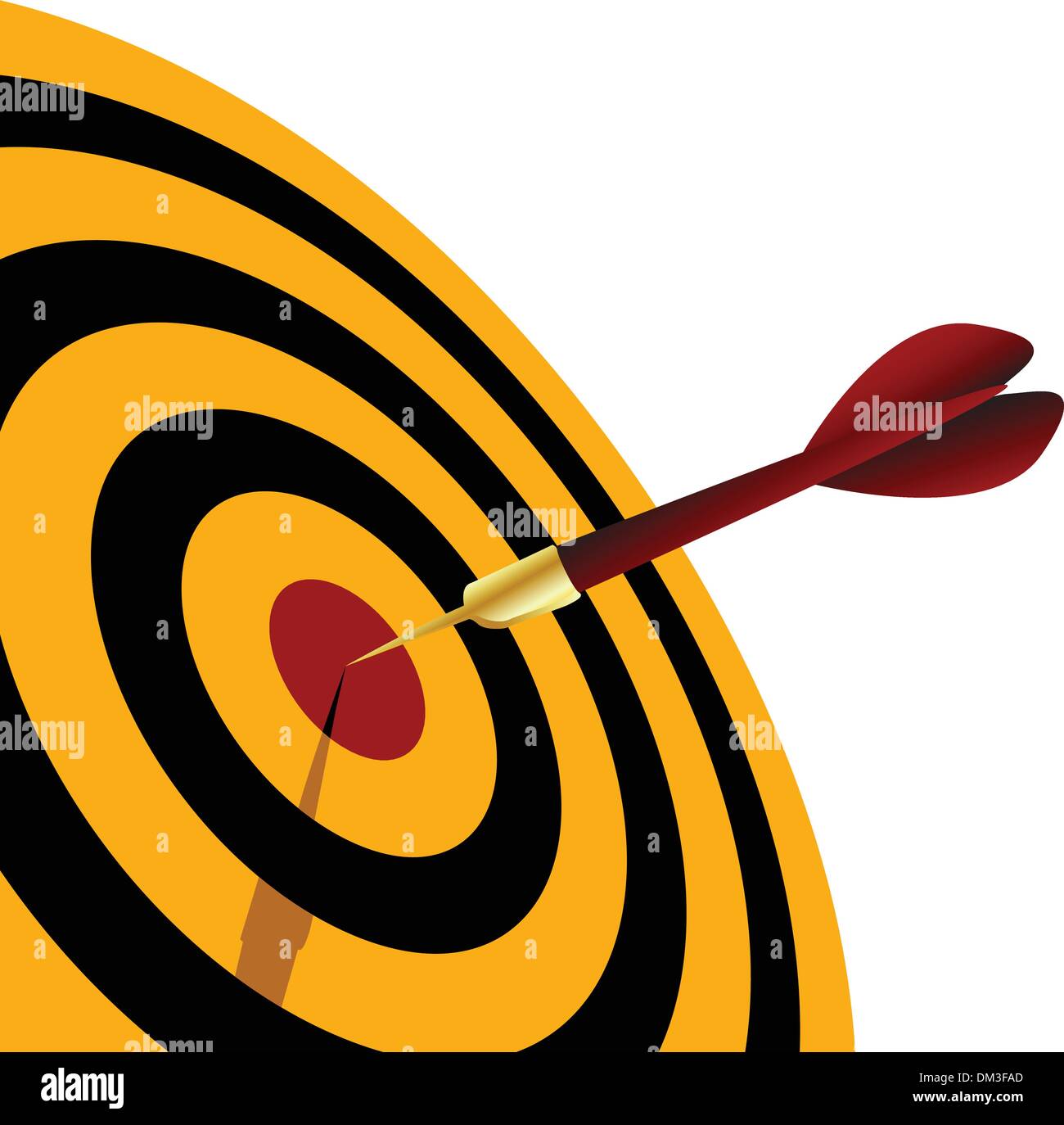 Dart target vector Stock Vector Images - Alamy