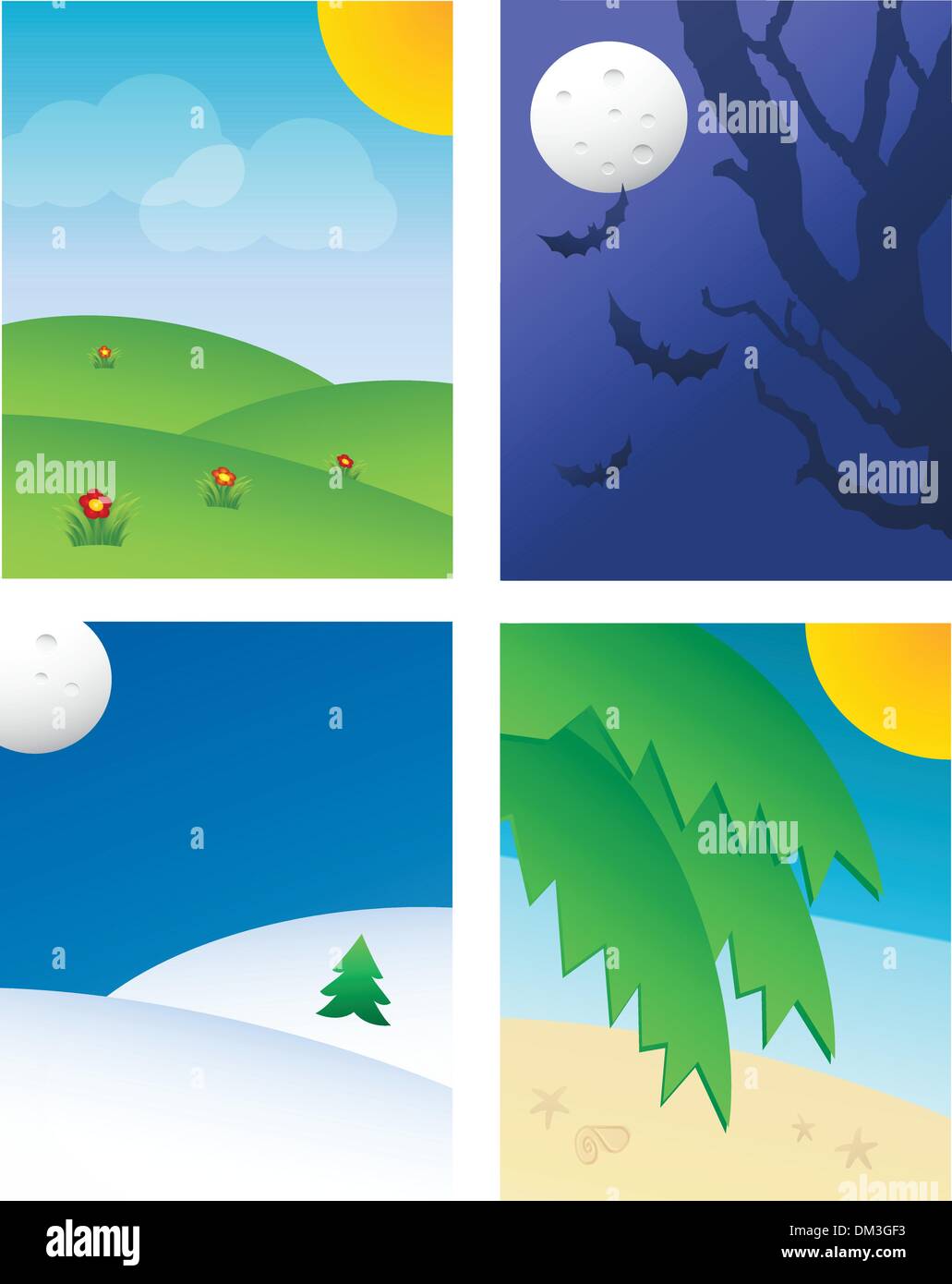 Winter backgrounds vector vectors hi-res stock photography and images ...