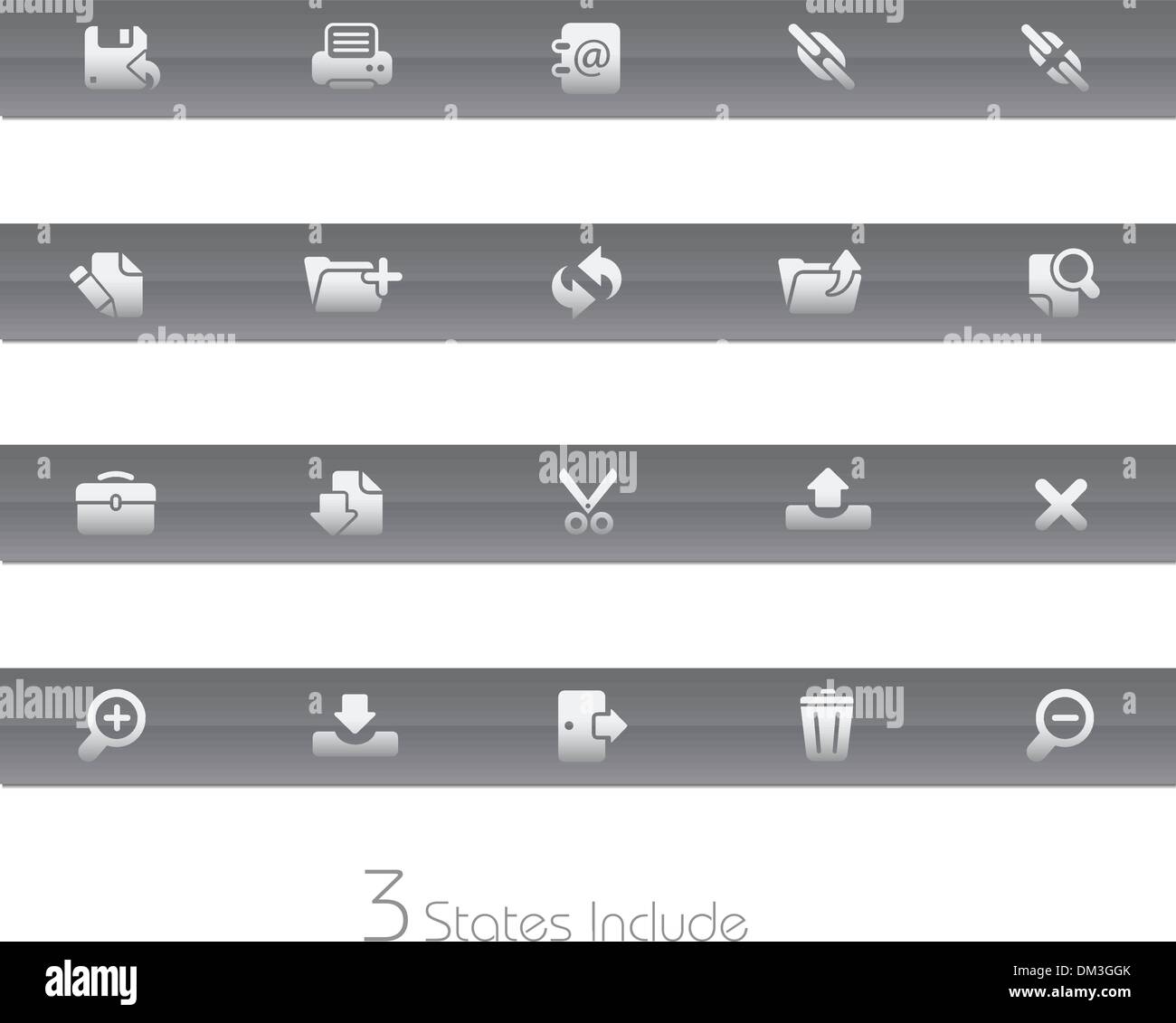 Buttons website menu in Stock Vector Images - Alamy