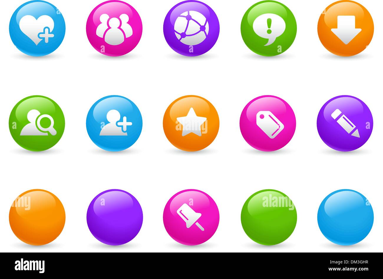 Communications rainbow Stock Vector Images - Alamy