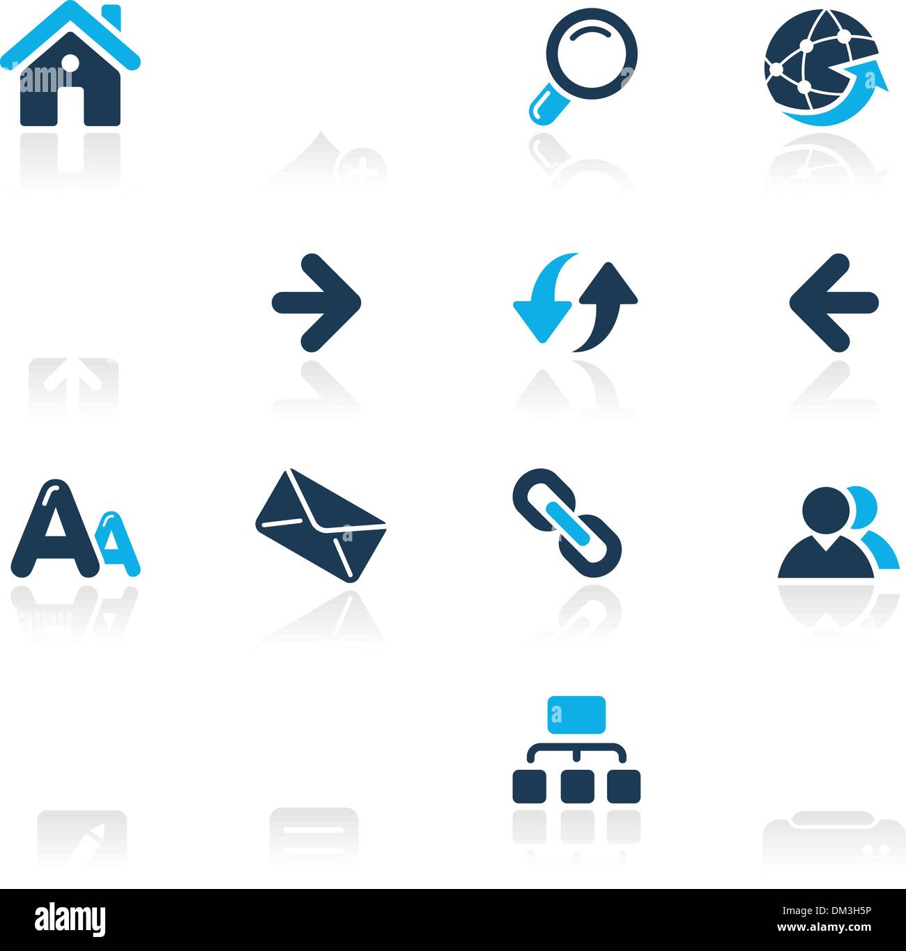 Site navigation icons hi-res stock photography and images - Alamy