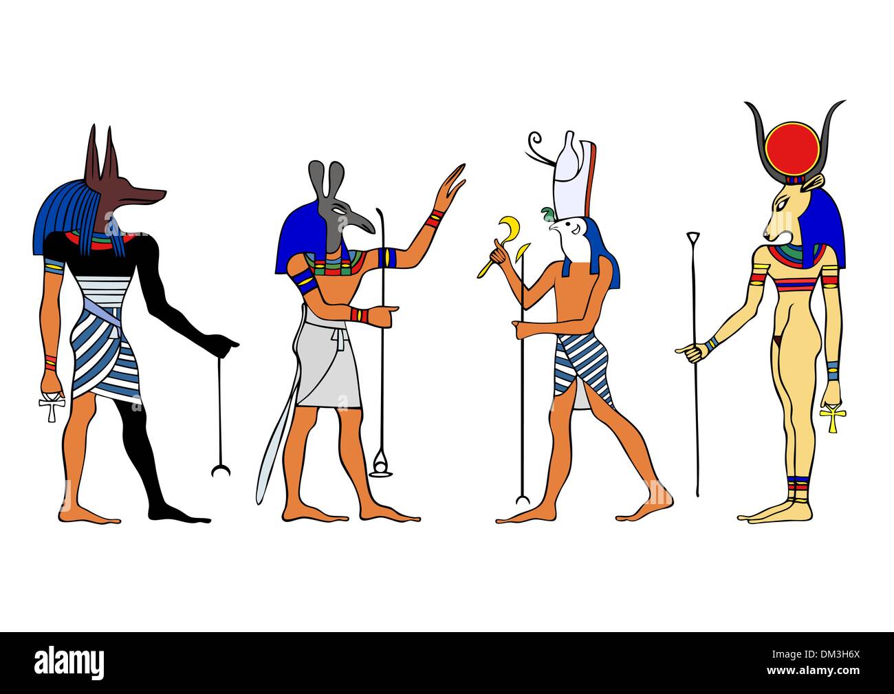 Egyptian gods anubis hi-res stock photography and images - Alamy