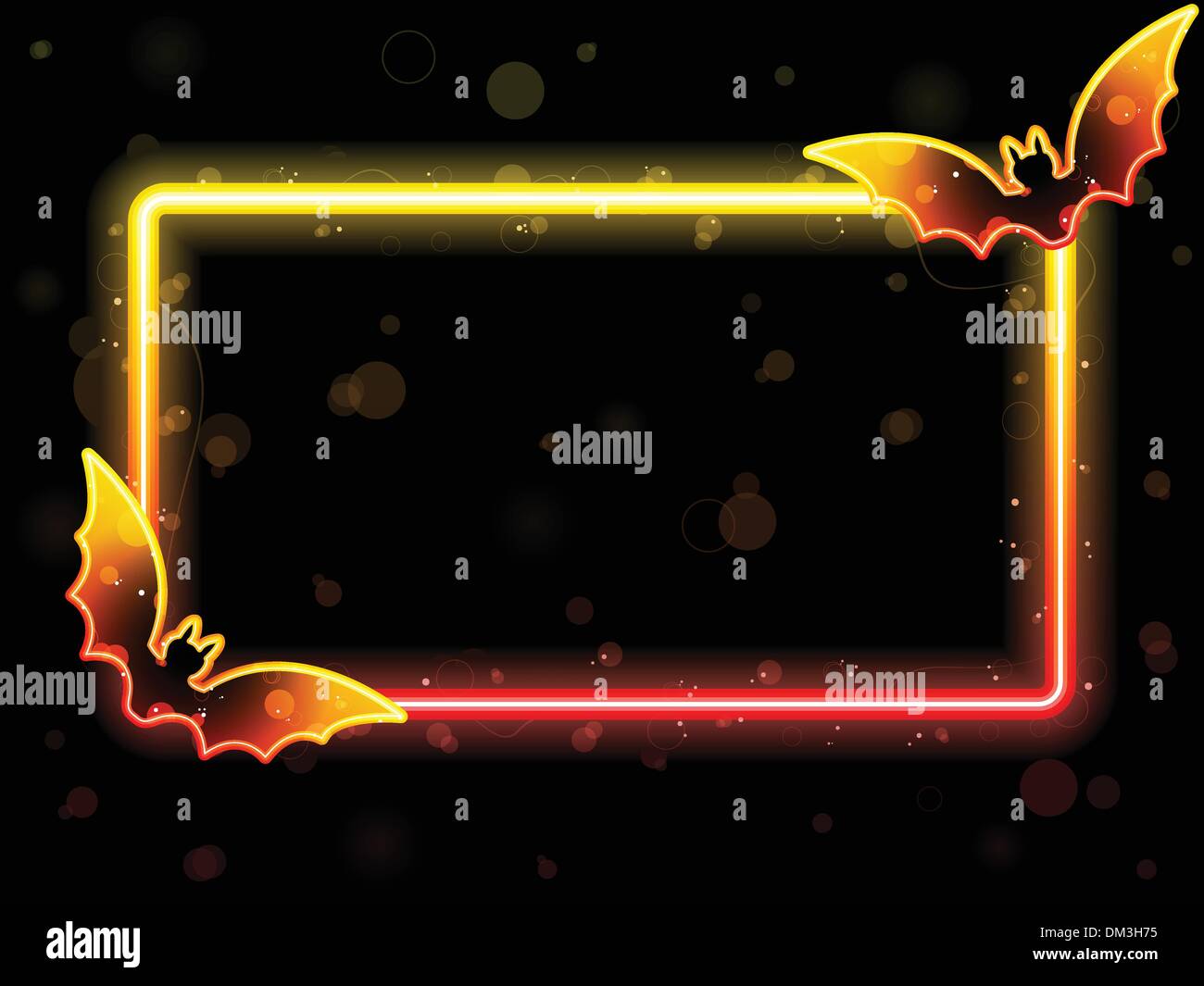 Halloween night neon Stock Vector Images - Alamy