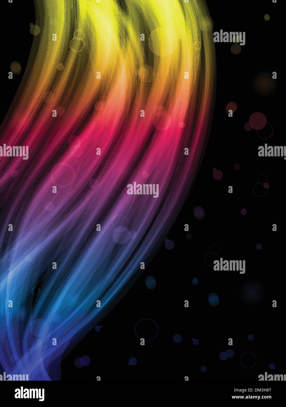 Colorful light ray waves motion Stock Vector Images - Alamy