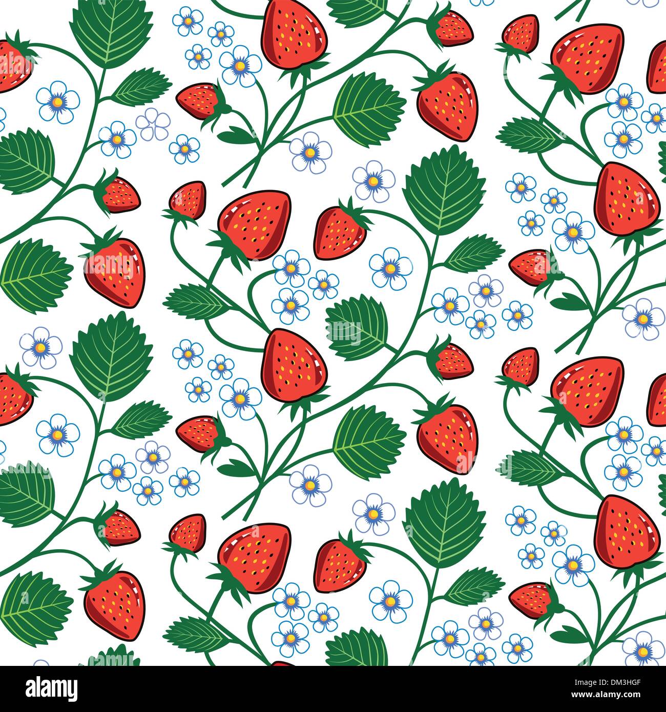Bio strawberry Stock Vector Images - Alamy