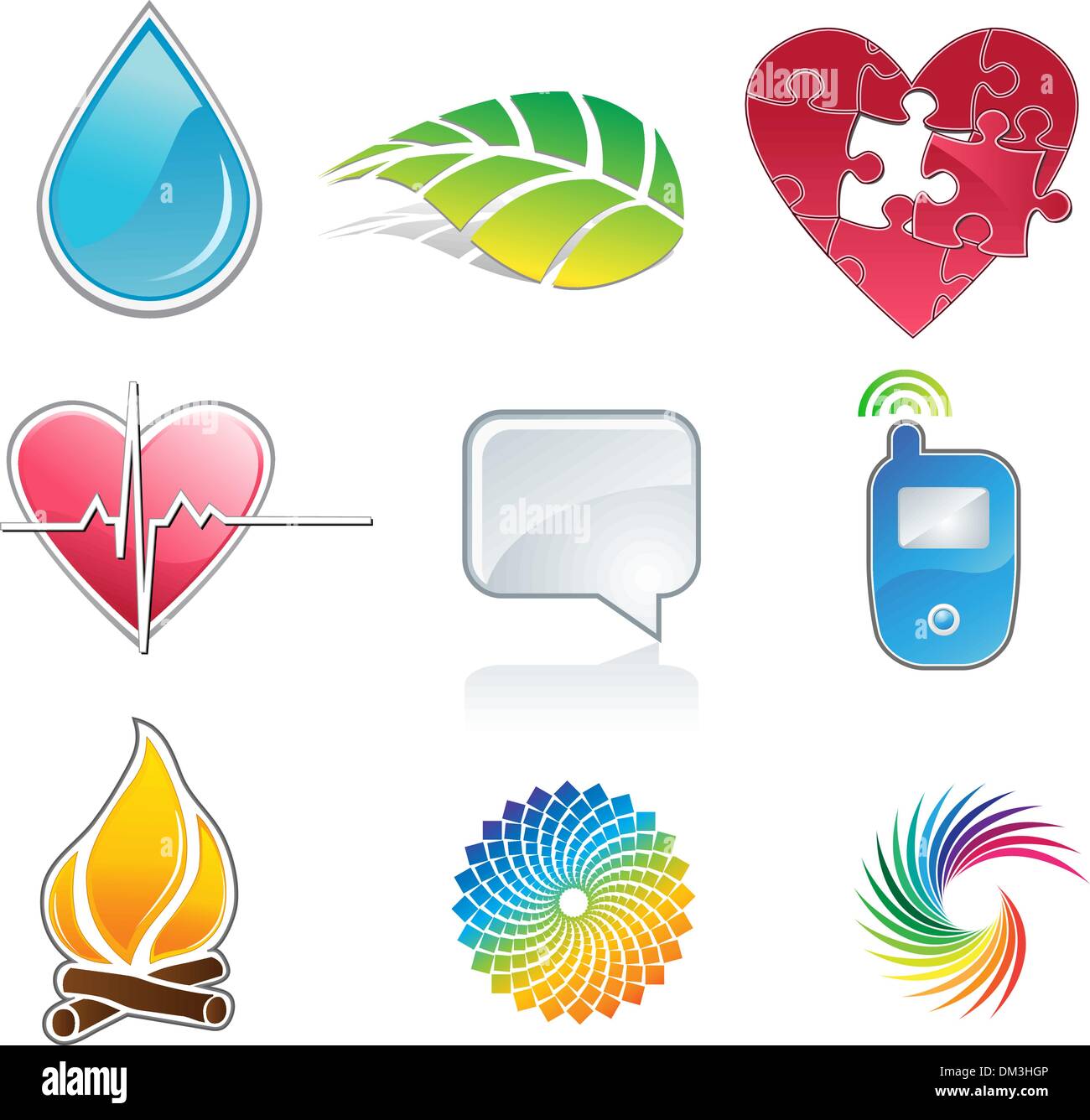 Symbols vector hi-res stock photography and images - Alamy
