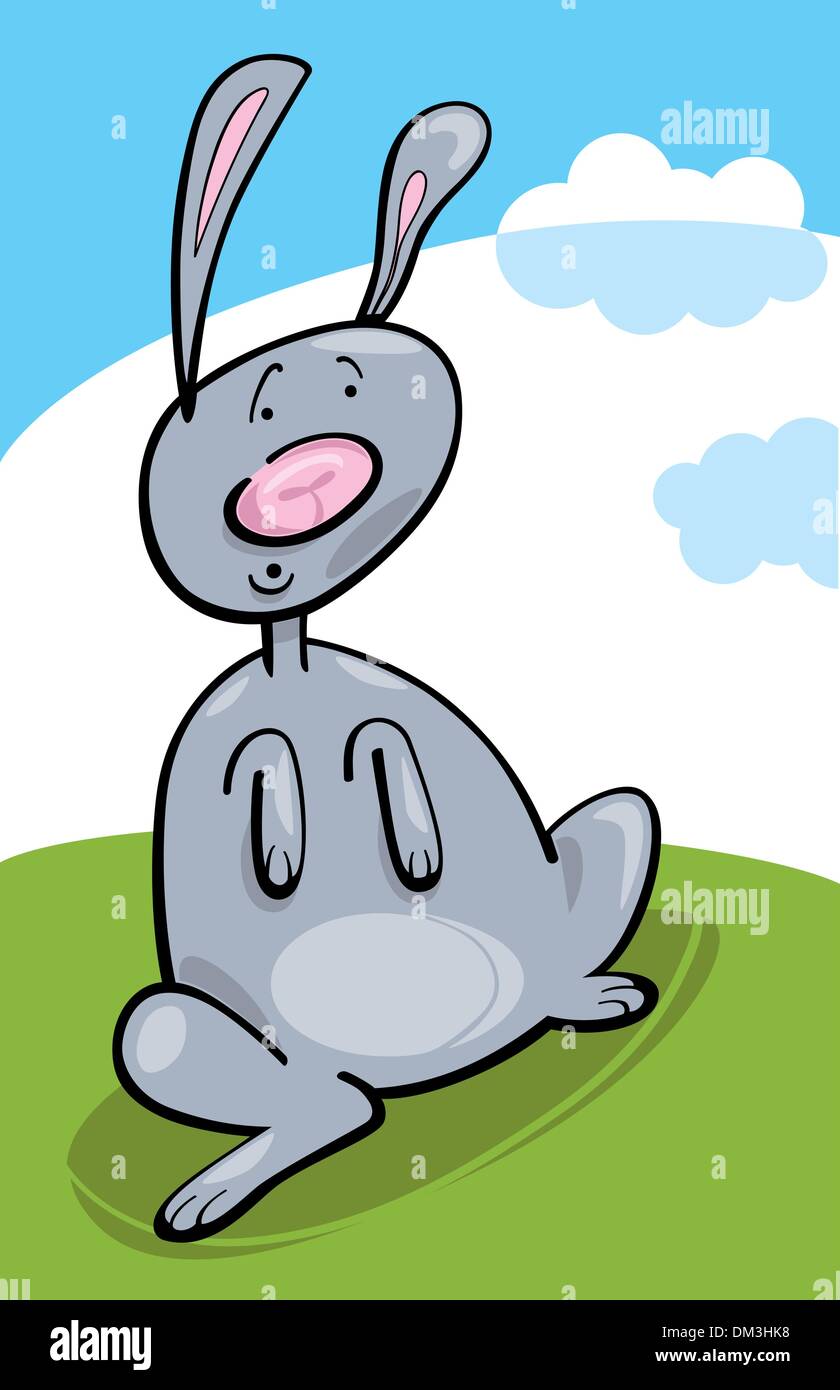 Surprised rabbit Stock Vector Images - Alamy