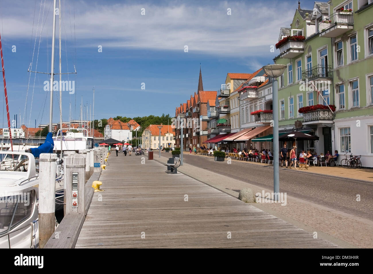 Boats, town, city, Denmark, Danish, Europe, harbours, ports, harbour ...
