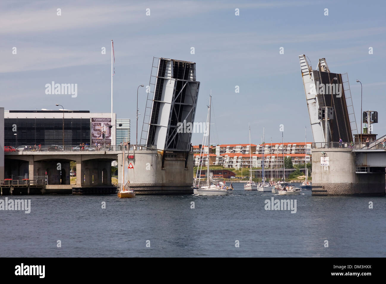 Boats, town, city, Denmark, Danish, Europe, harbours, ports, harbour ...