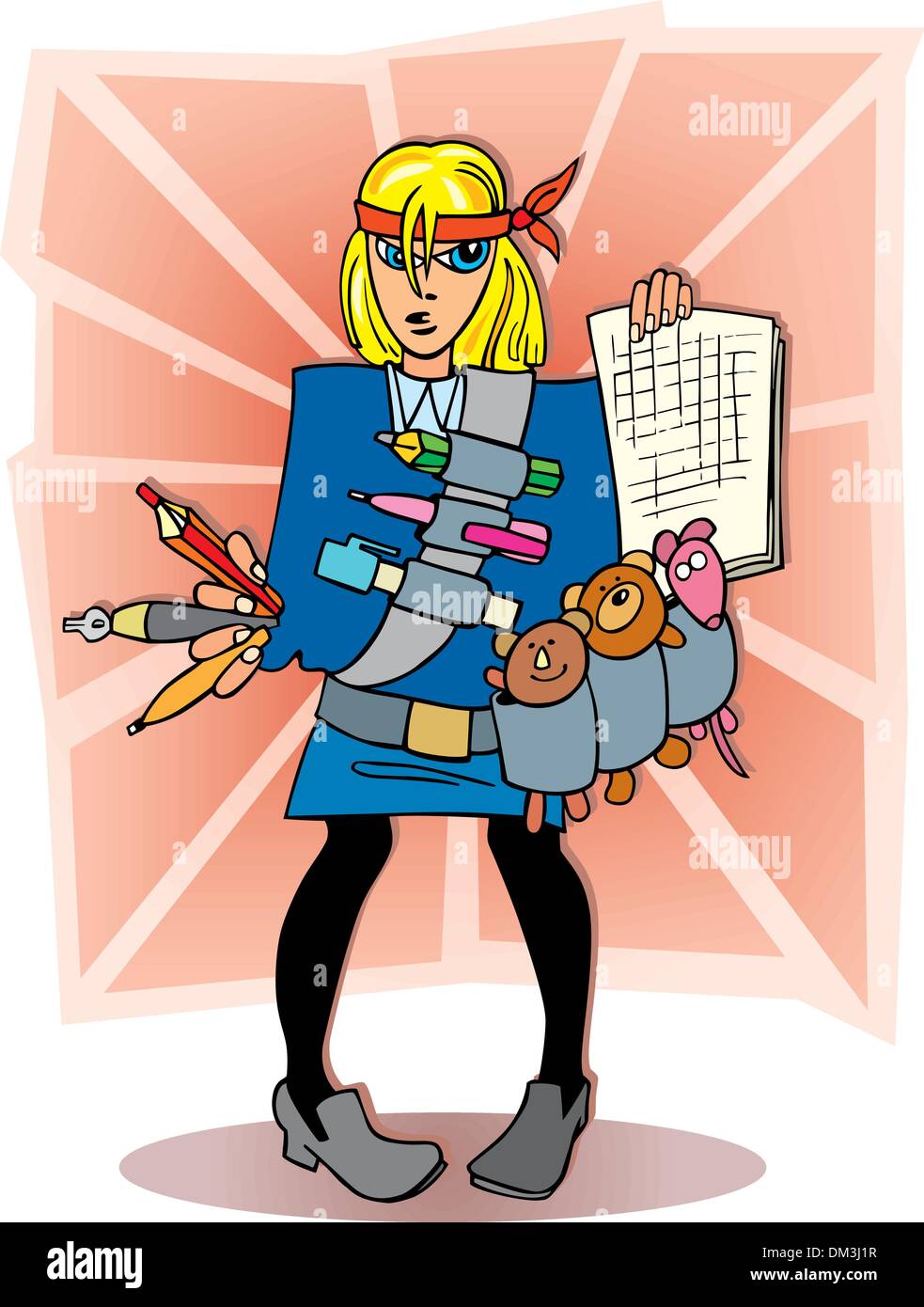 Ready for the exam Stock Vector Images - Alamy