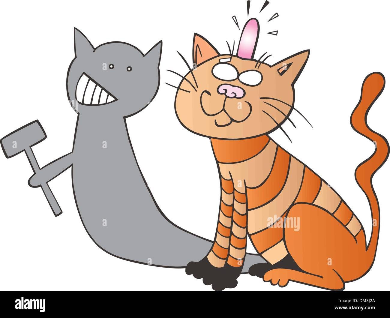 Feline shadow Stock Vector Images - Alamy