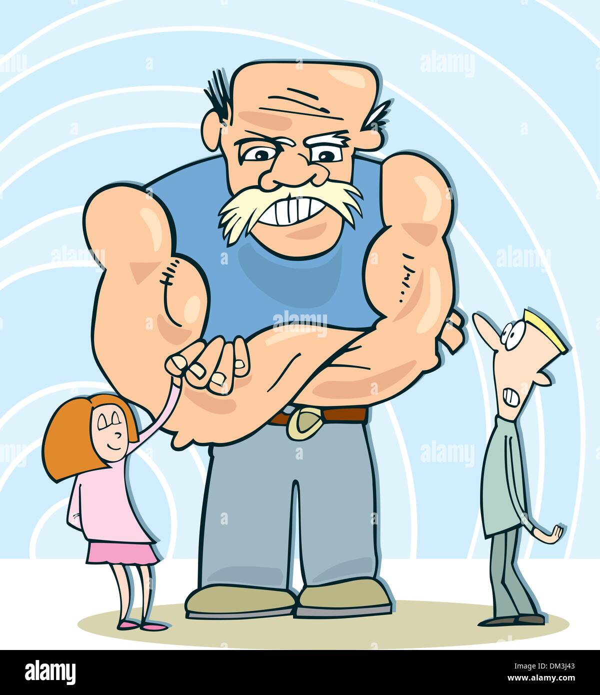 Meet the father Stock Vector Images - Alamy