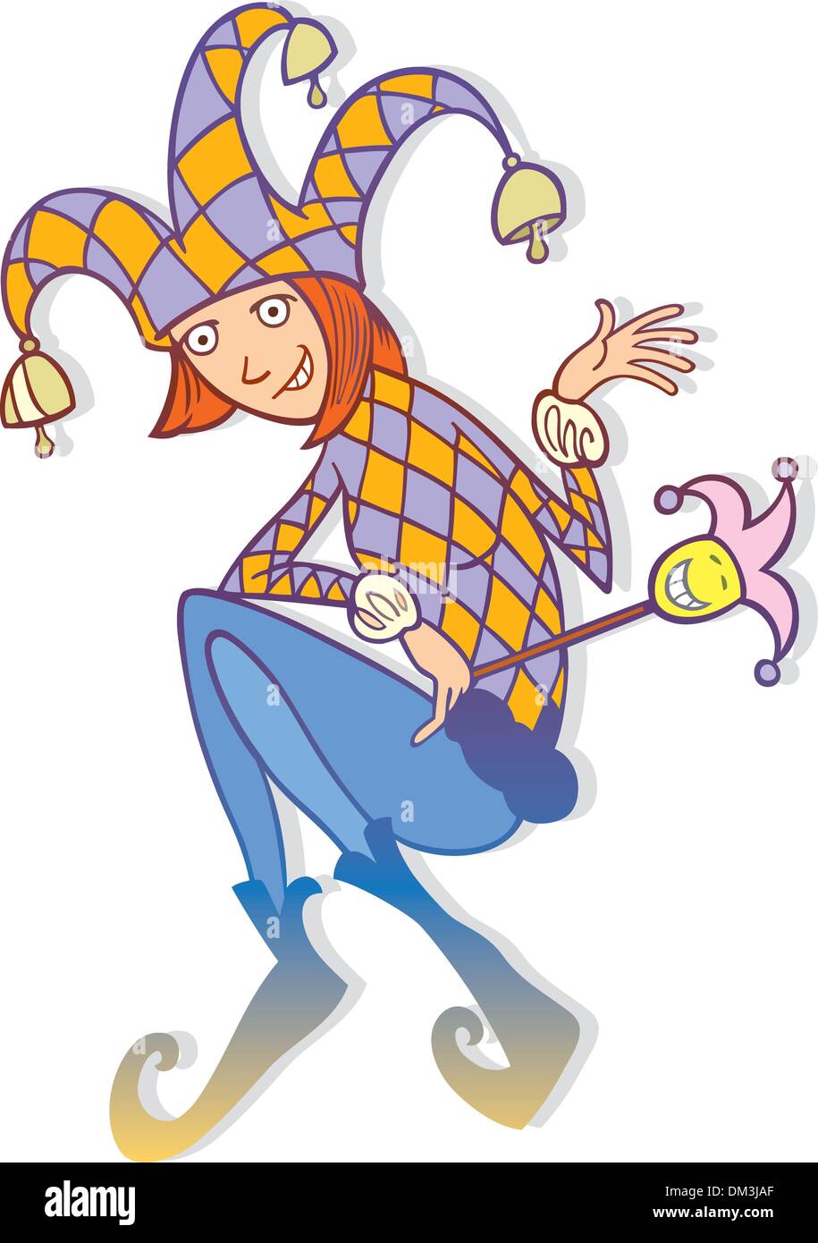 The court jester Stock Vector Images - Alamy