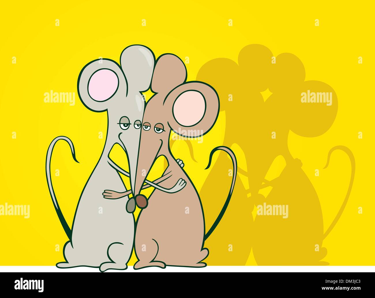 Two mice drawing hi-res stock photography and images - Alamy
