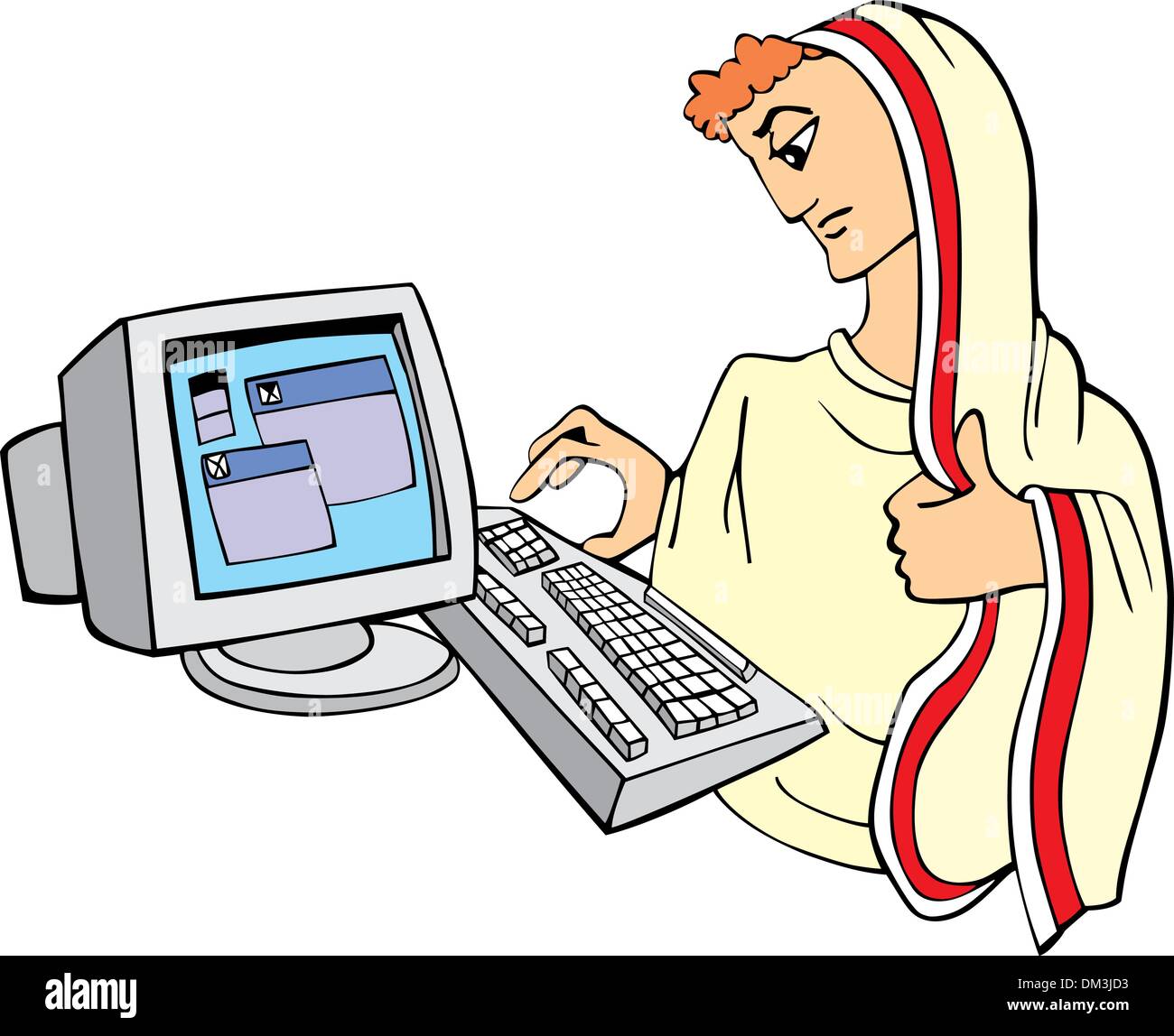 Specialist programmer Stock Vector Images - Alamy