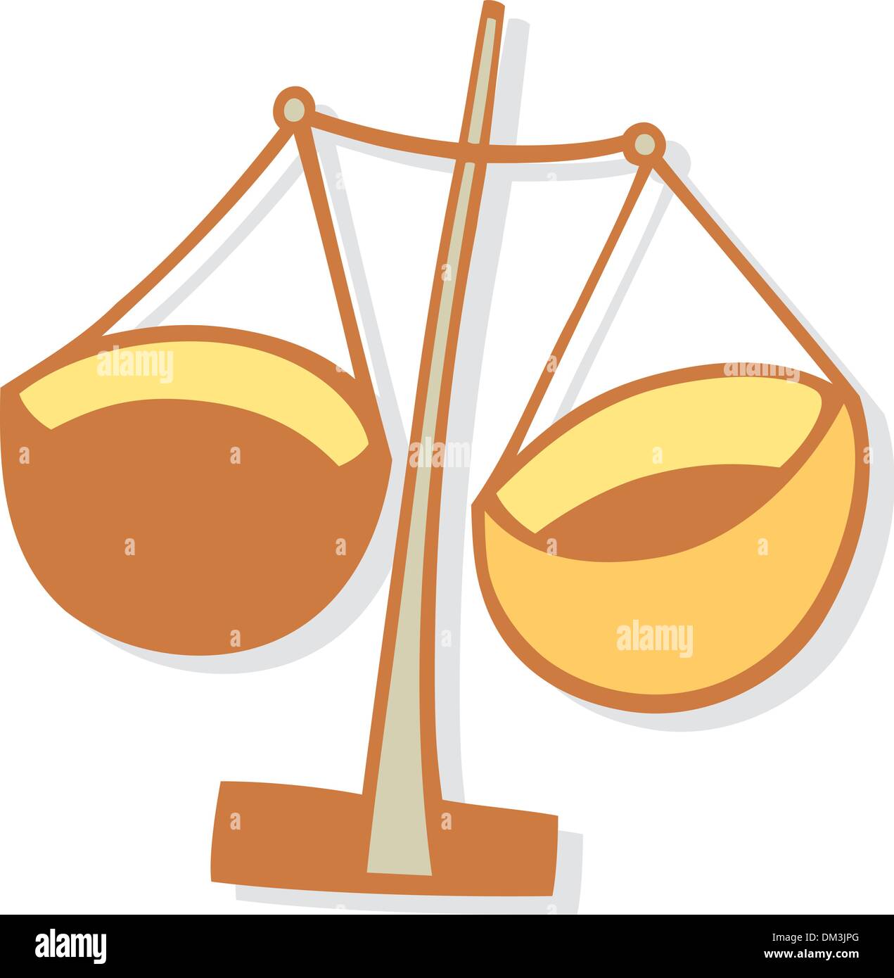 Cartoon illustration libra zodiac sign Stock Vector Images - Alamy