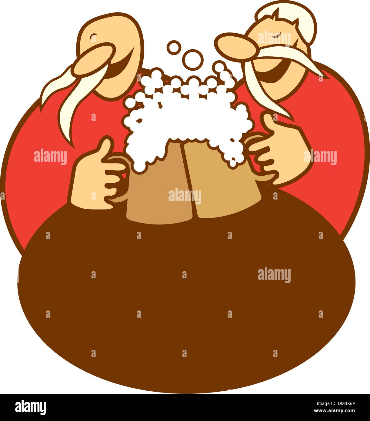 Beer drinking men Stock Vector Images - Alamy