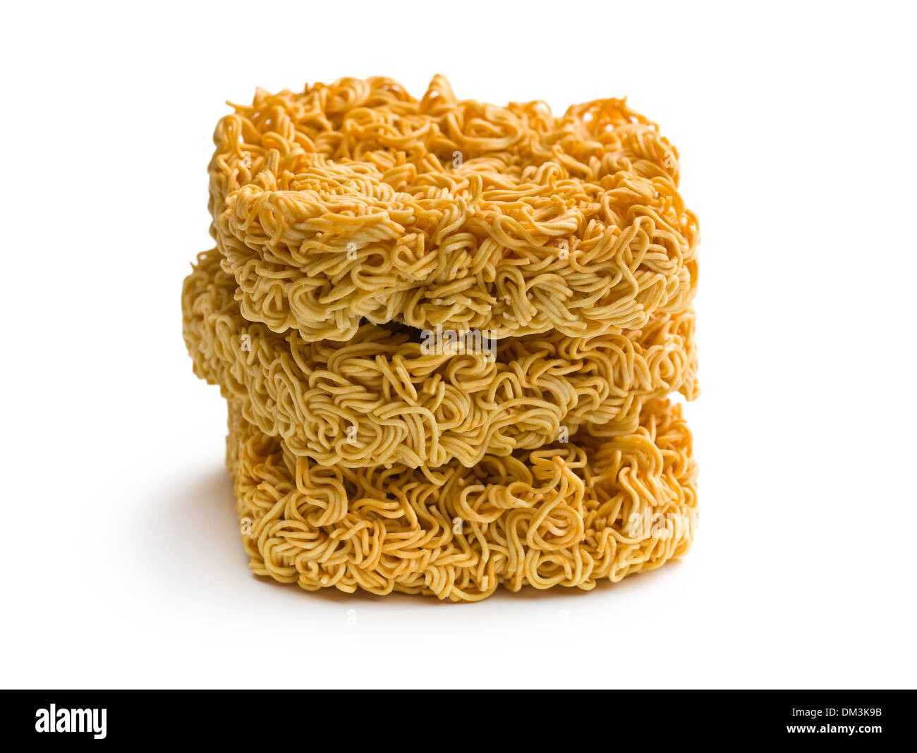 dried chinese noodles on white background Stock Photo - Alamy