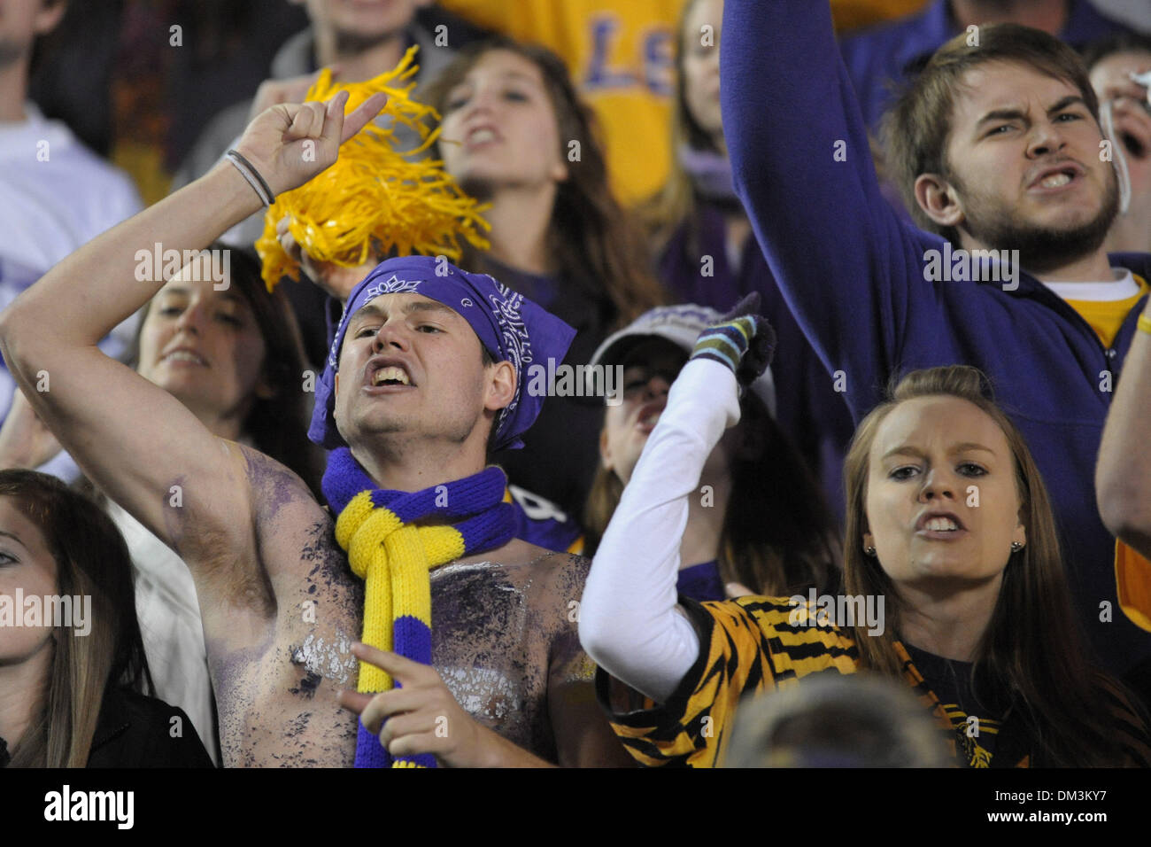 Lsu fans during sec west hi-res stock photography and images - Alamy