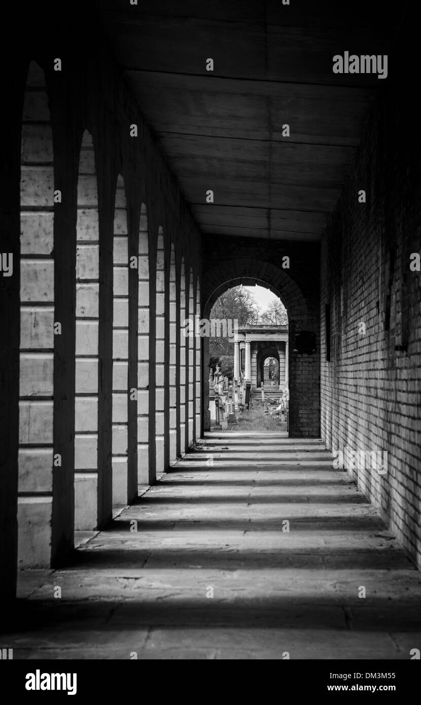 Victorian walkway Black and White Stock Photos & Images - Alamy