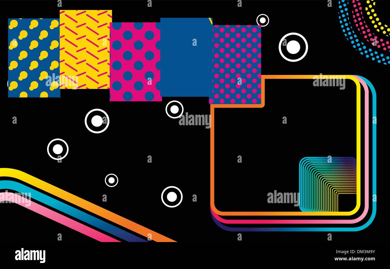 Funky gradient pattern stripes Stock Vector Images - Alamy