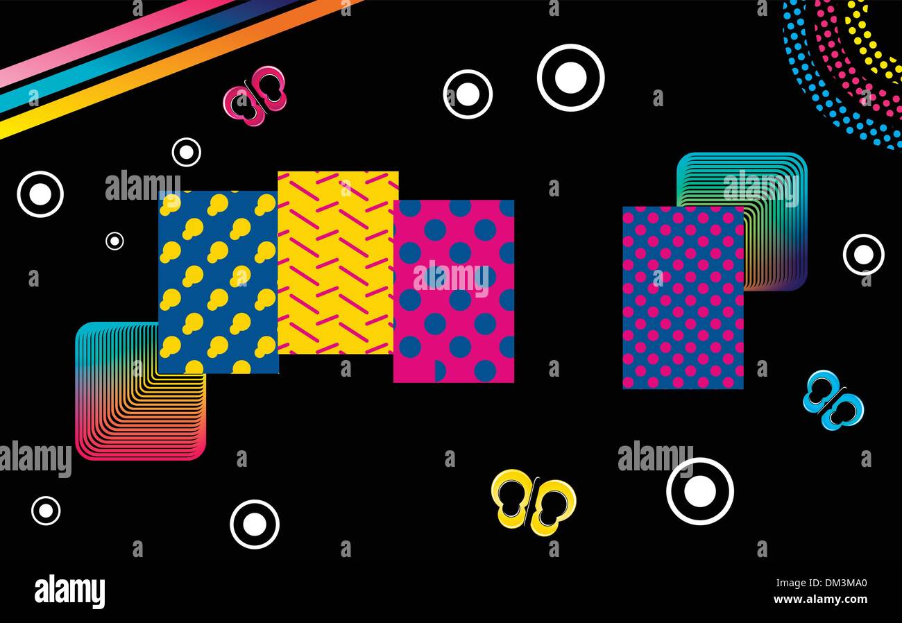 Disco Stripes 6 Stock Vector Image & Art - Alamy