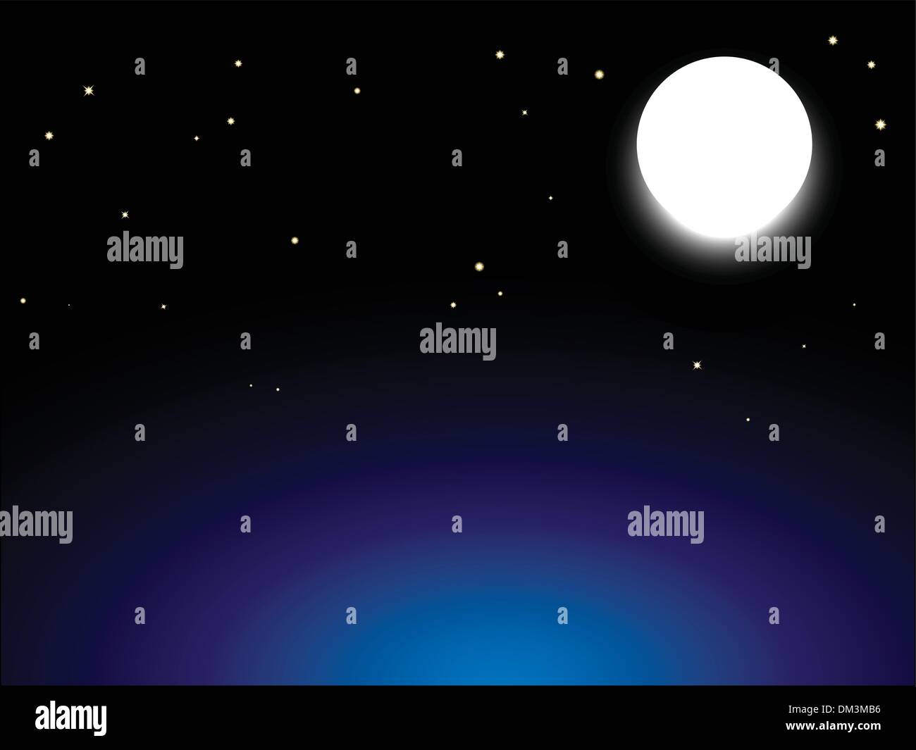 Digital moon Stock Vector Images - Alamy