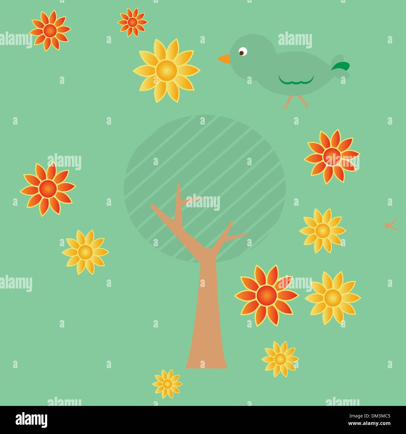 At the base of tree Stock Vector Images - Alamy