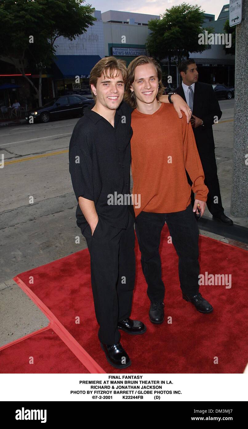 Jonathan jackson 2001 hi-res stock photography and images - Alamy