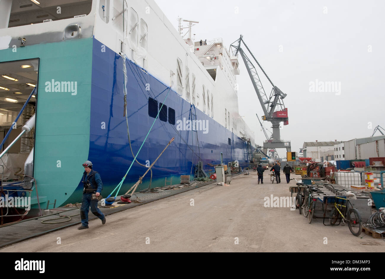 A ro/ro new building for Epic Shipping under construction at Odense ...
