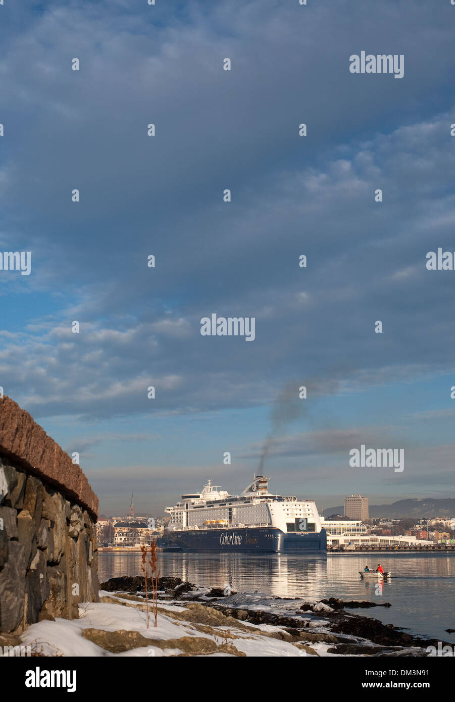 The Color Line cruise ferry M/V Color Magic at Oslo Stock Photo - Alamy