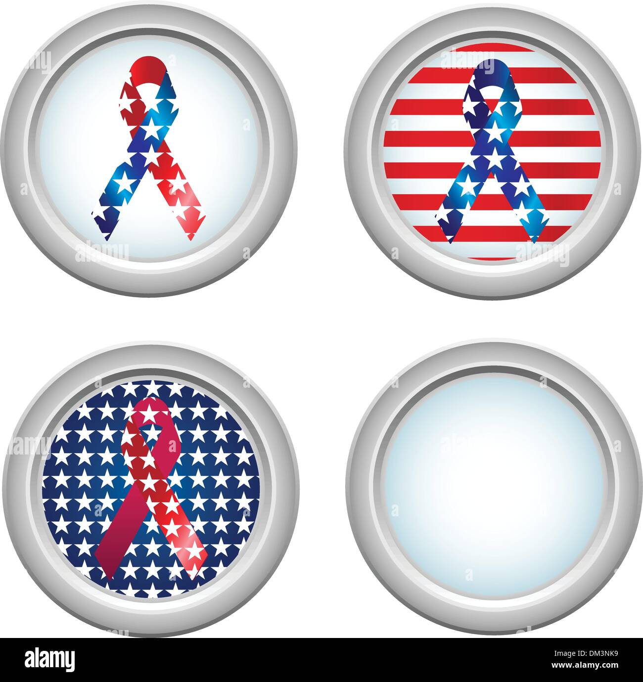Political buttons white background Stock Vector Images - Alamy