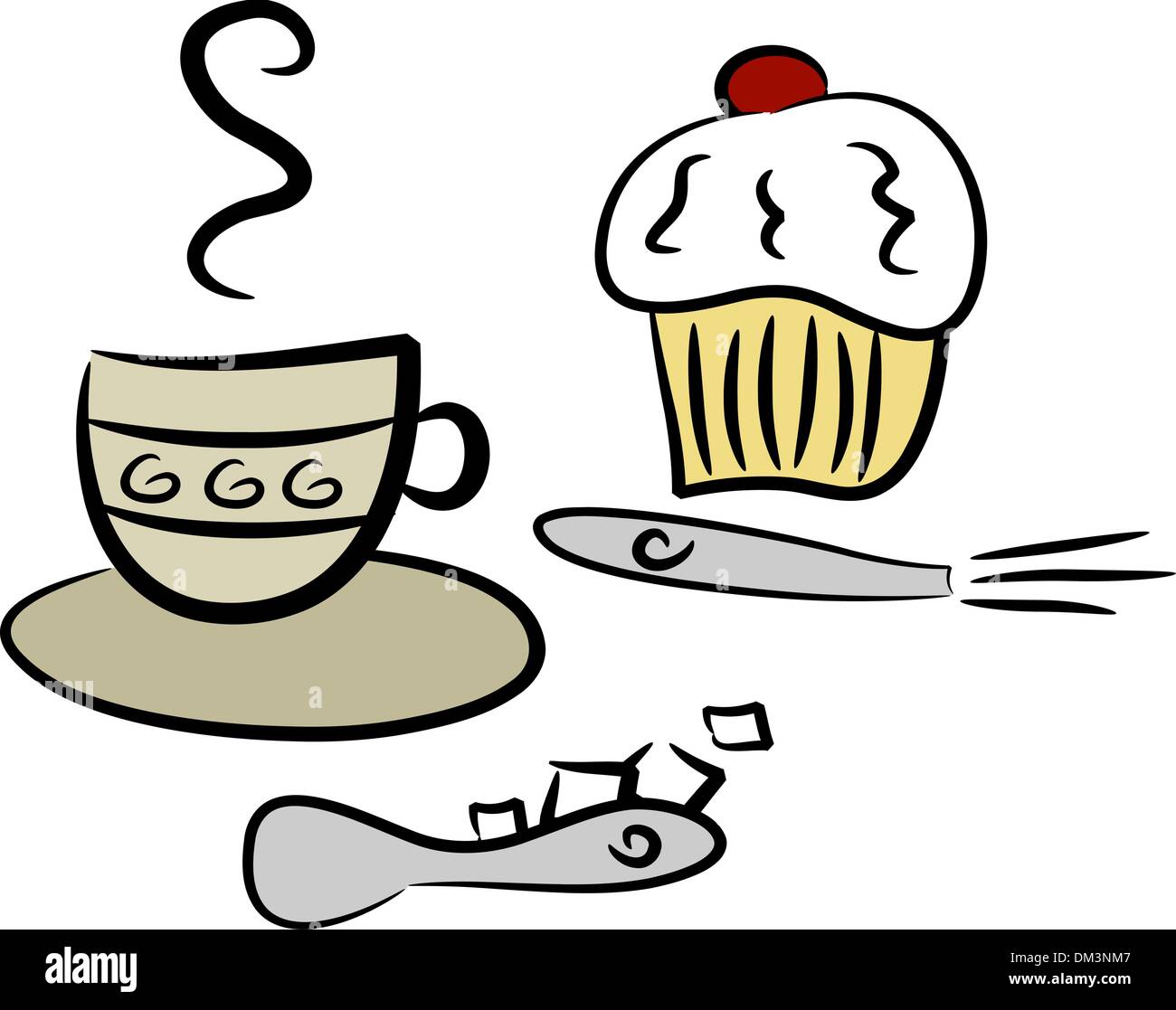 Illustration cup coffee graphics drawing hi-res stock photography and ...