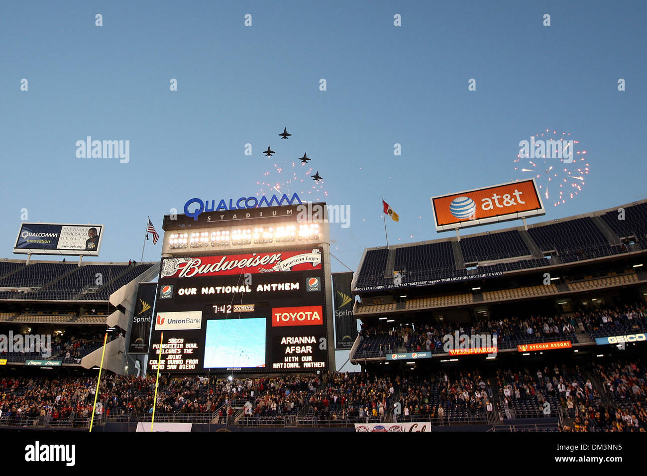 US Fighter planes fly over the stadium prior to Utah vs Cal in the ...
